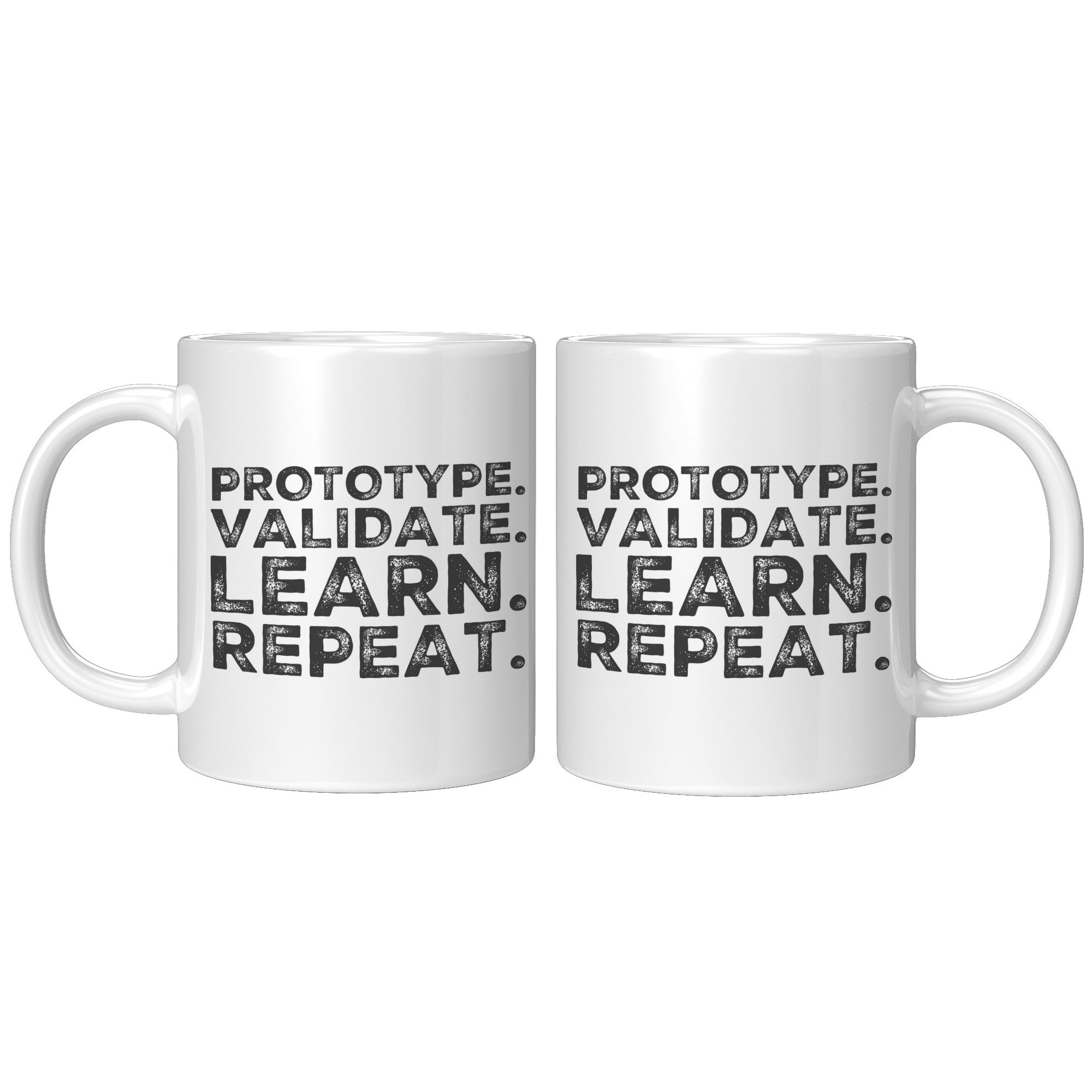 UX/UI Designer Gift Coffee Mug Prototype Validate Learn Repeat Graphic ...