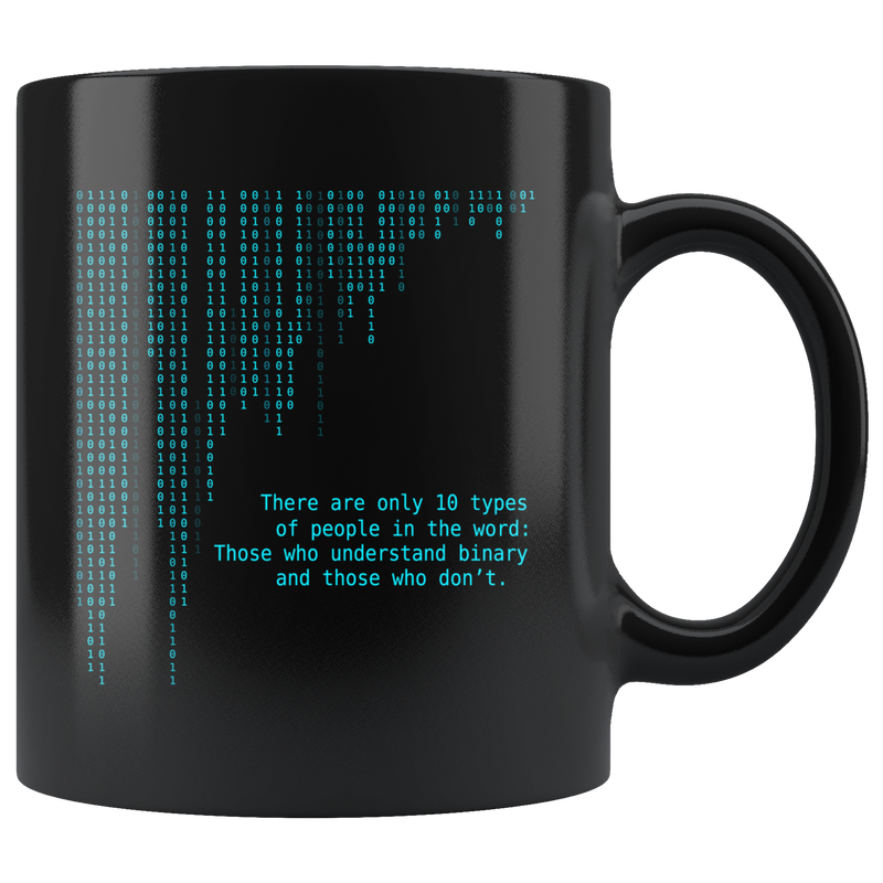 Funny Coffee Mug Binary Computer Programmer Code Programming T Idea